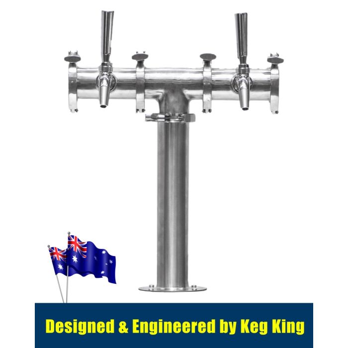 KegMaster | Font - Modular Beer Tower Font with Taps - Double Tap