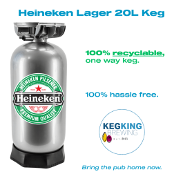 Heineken Original Lager 20L King Keg | Buy Online | Keg King