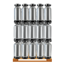 King Keg 20L PET Keg With D-Type Spear